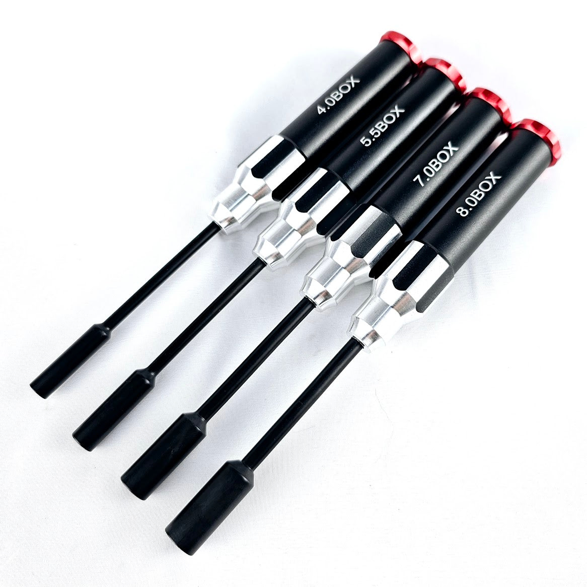 ERC Black Steel Nut Driver 4ps Set 4.0/5.5/7.0/8.0 – Eds RC