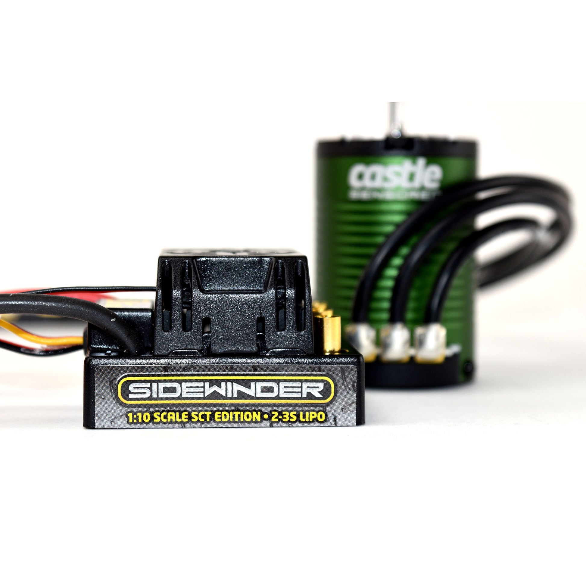 1/10 Sidewinder SCT Waterproof ESC/1410-3800Kv Brushless Motor Sensore ...