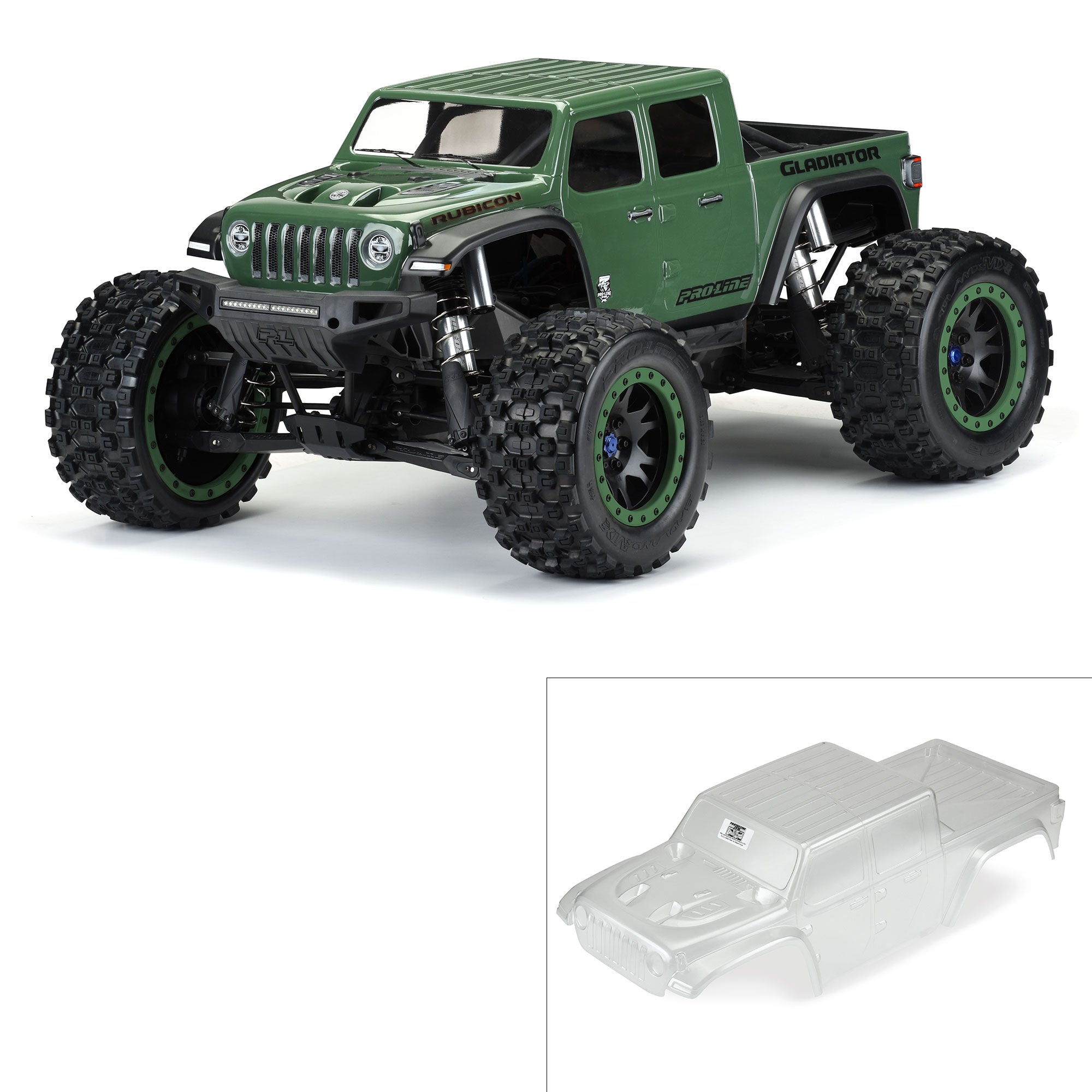 Proline Gladiator Rubicon Clear Body for X-Maxx – Eds RC