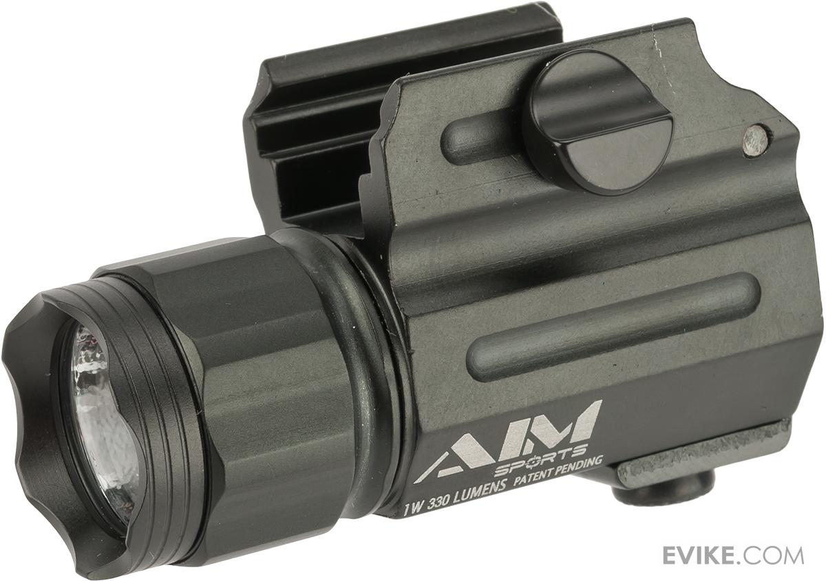 AIM Sports 500 Lumen Compact LED Quick Release Flashlight with Color F ...