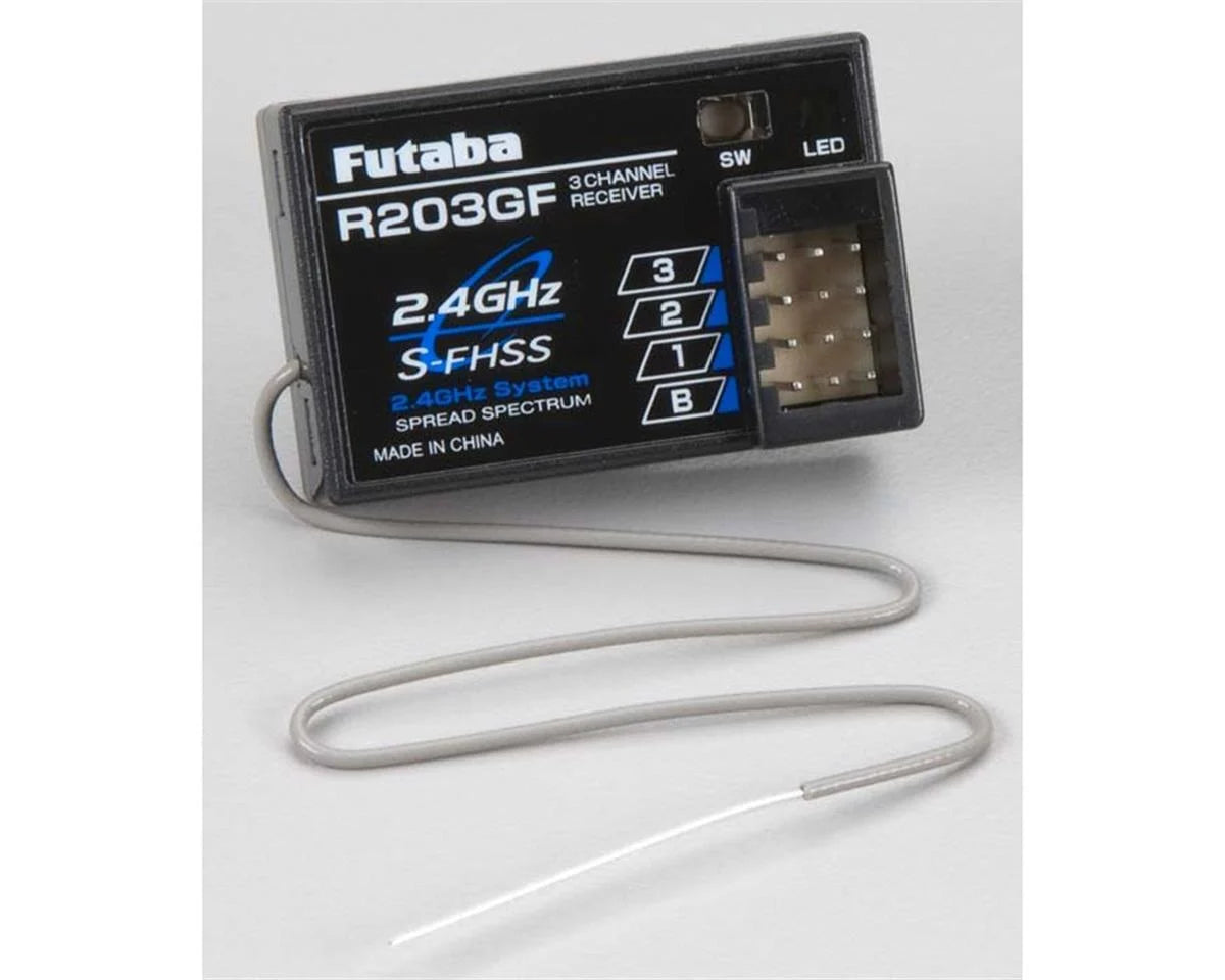 Futaba R203GF S-FHSS 3-Channel 2.4GHz Receiver – Eds RC