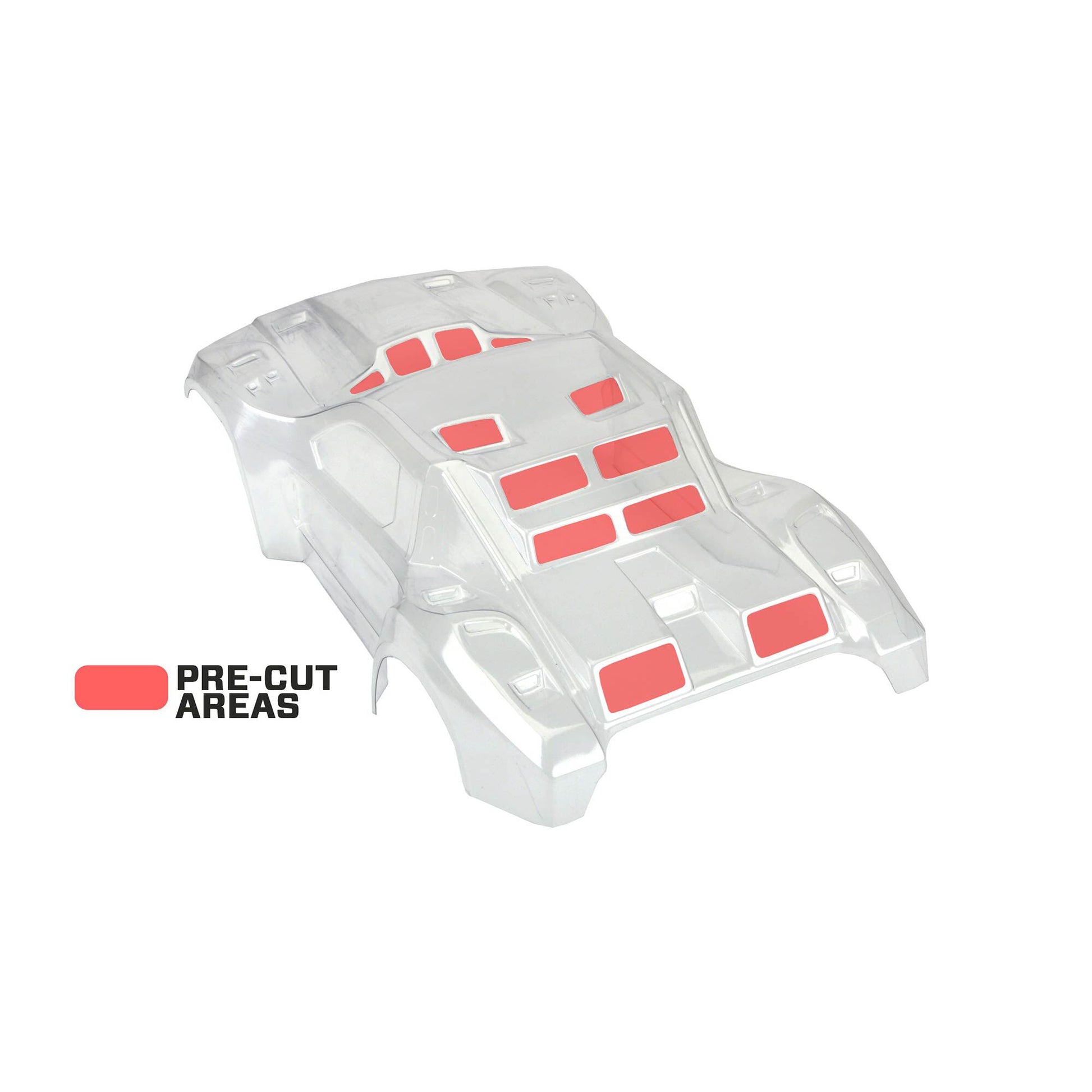Proline 1/10 Pre-Cut Flo-Tek Fusion Clear Body: Short Course – Eds RC